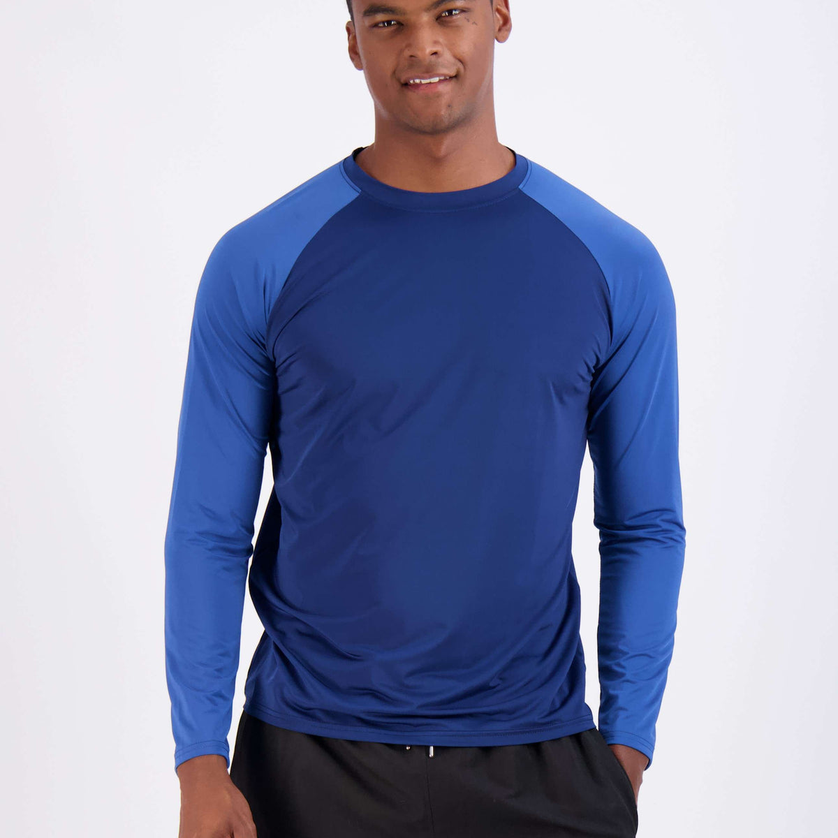 4 Pack: Men's Long Sleeve Rash Guard Shirt (Available In Big & Tall ...